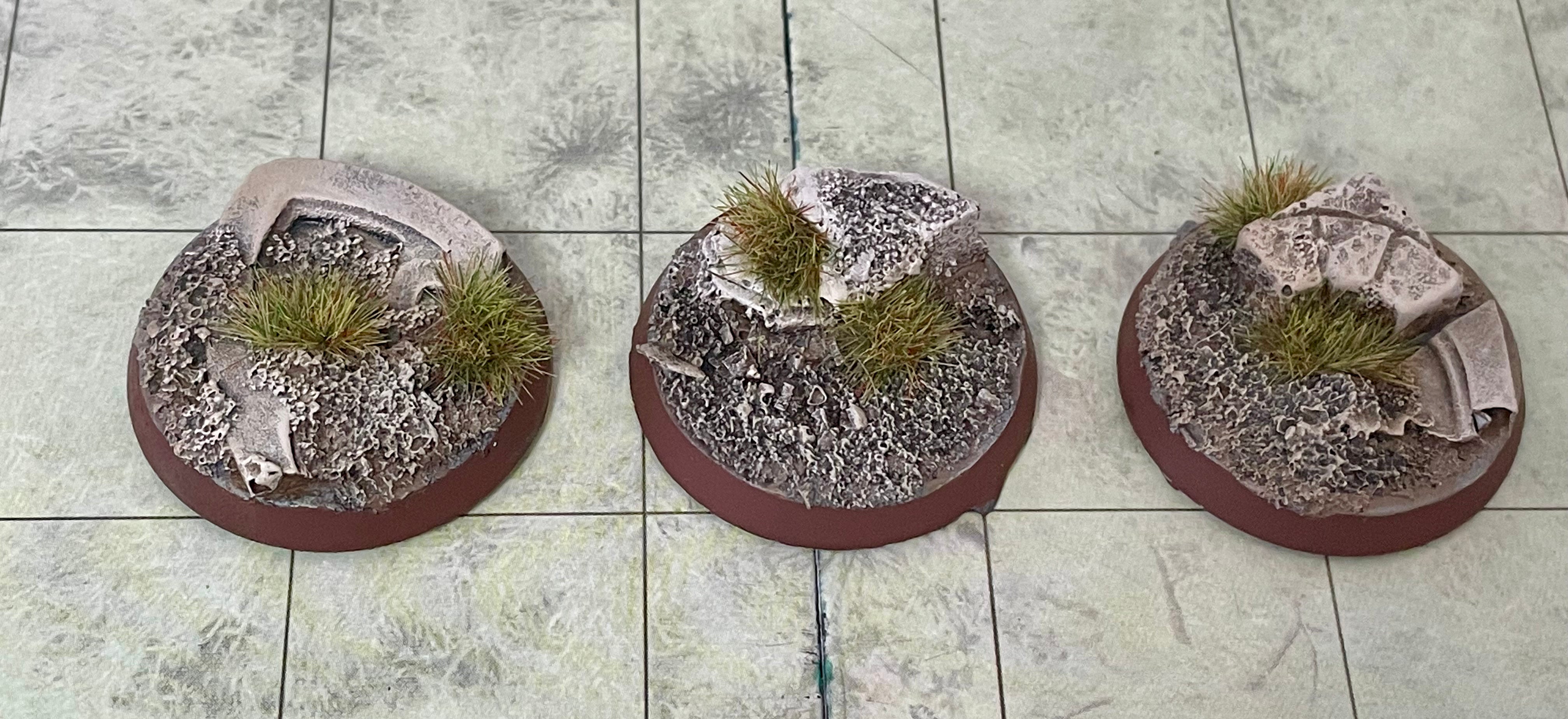 Miniture Bases various styles – Gather Grounds Gaming
